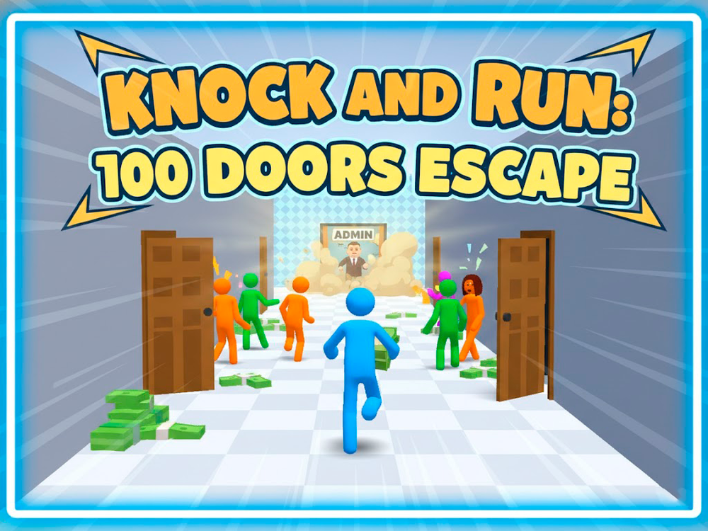 Knock and Run. 100 Doors Escape 🕹️ SGameSでオンラインプレイ