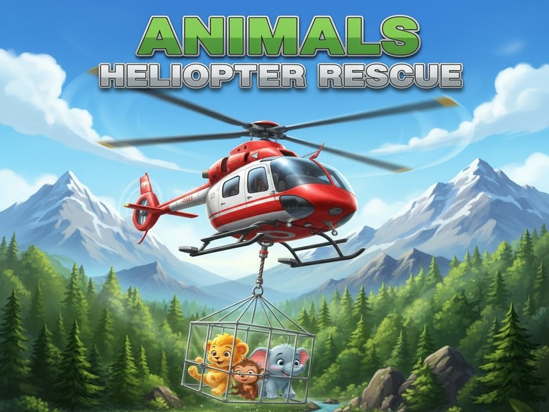 Animals Helicopter Rescue 🕹️ SGameSでオンラインプレイ